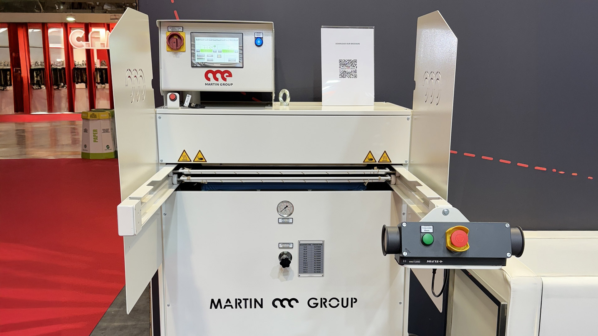 MARTIN GROUP: fusing machine with double trolley | Simac Tanning Tech